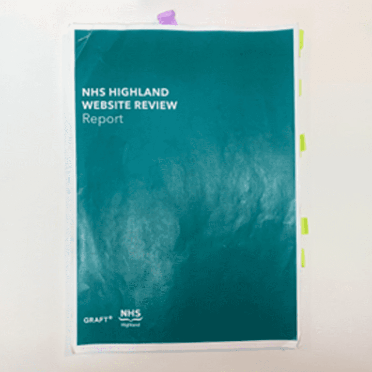 Helping NHS Highland launch a citizen-centred website